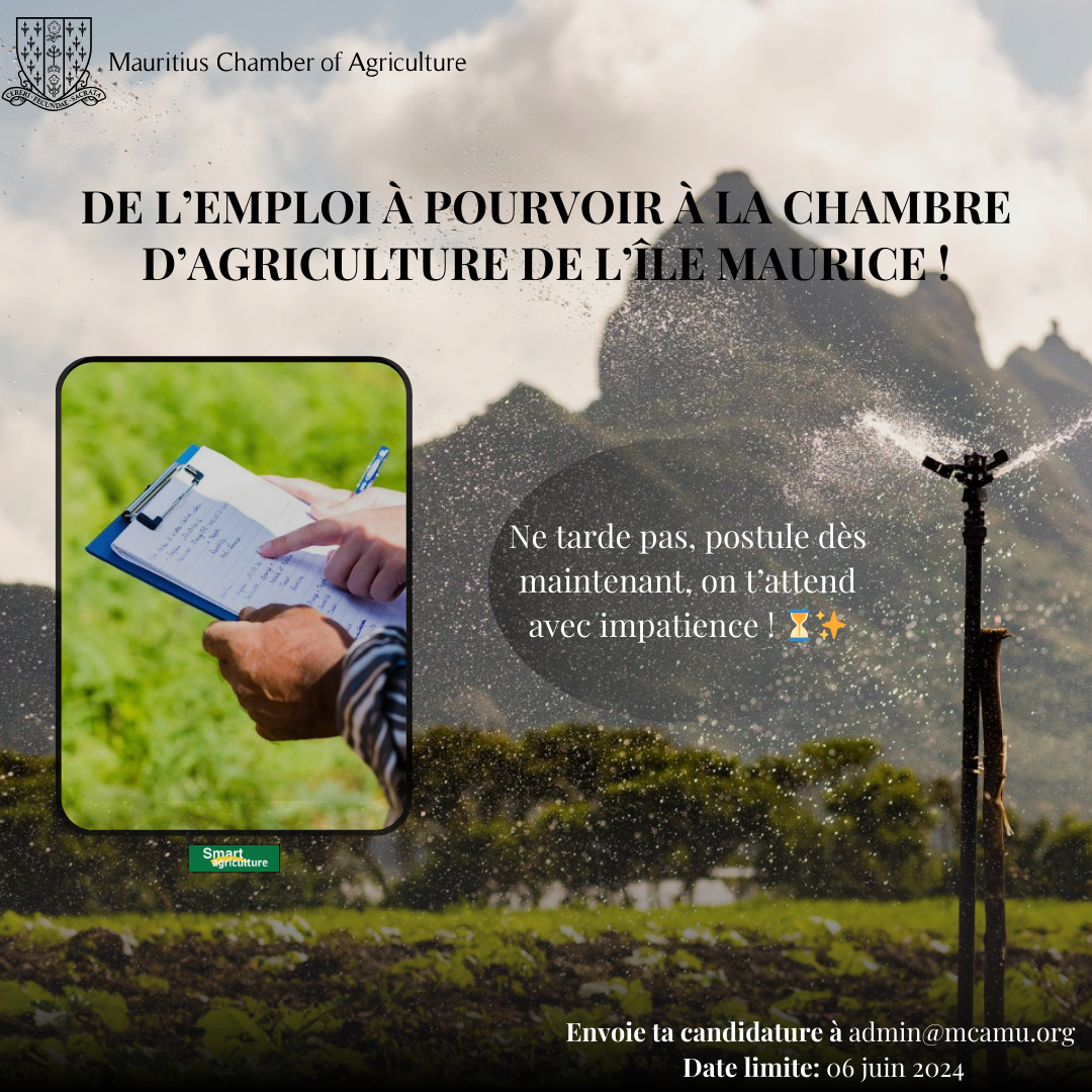 Smart Agriculture - Mauritius Chamber of Agriculture